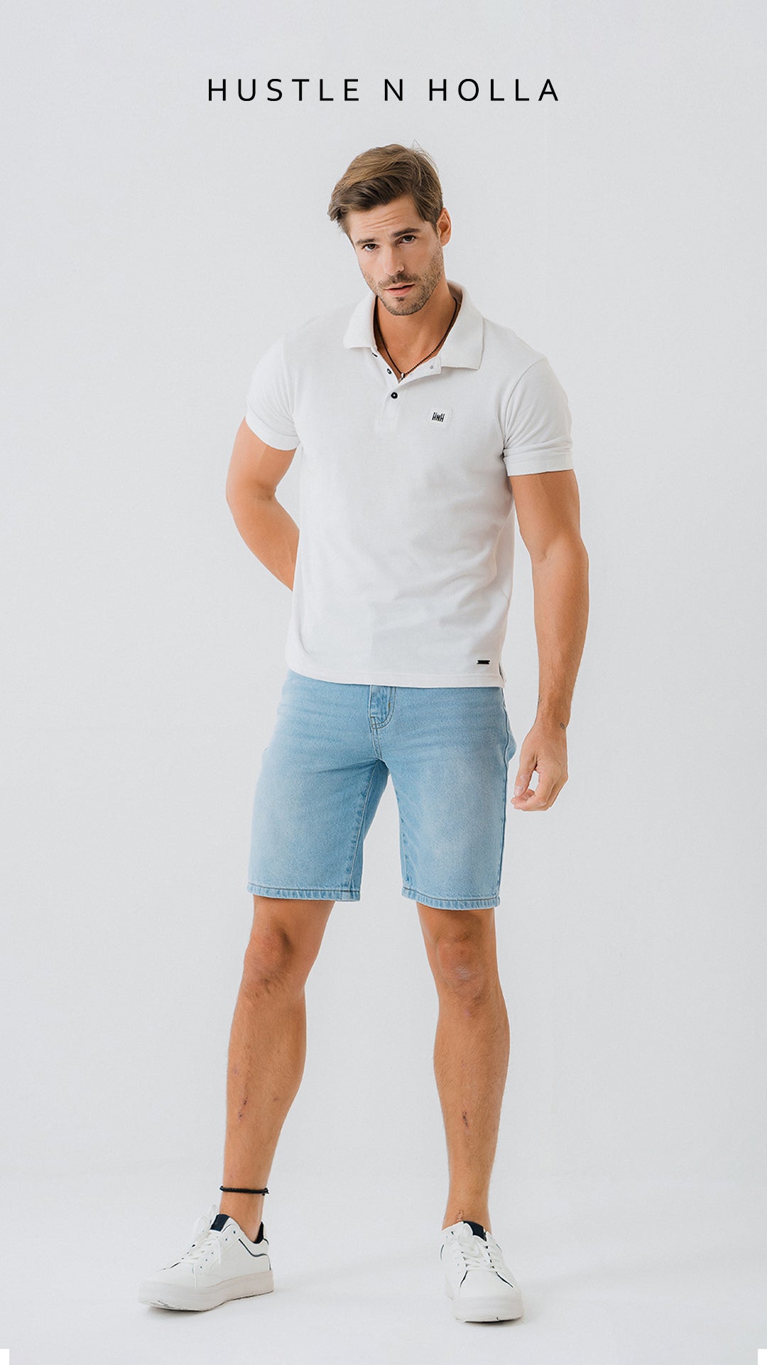 Buy Men Denim Shorts for Men Online from Hustle N Holla